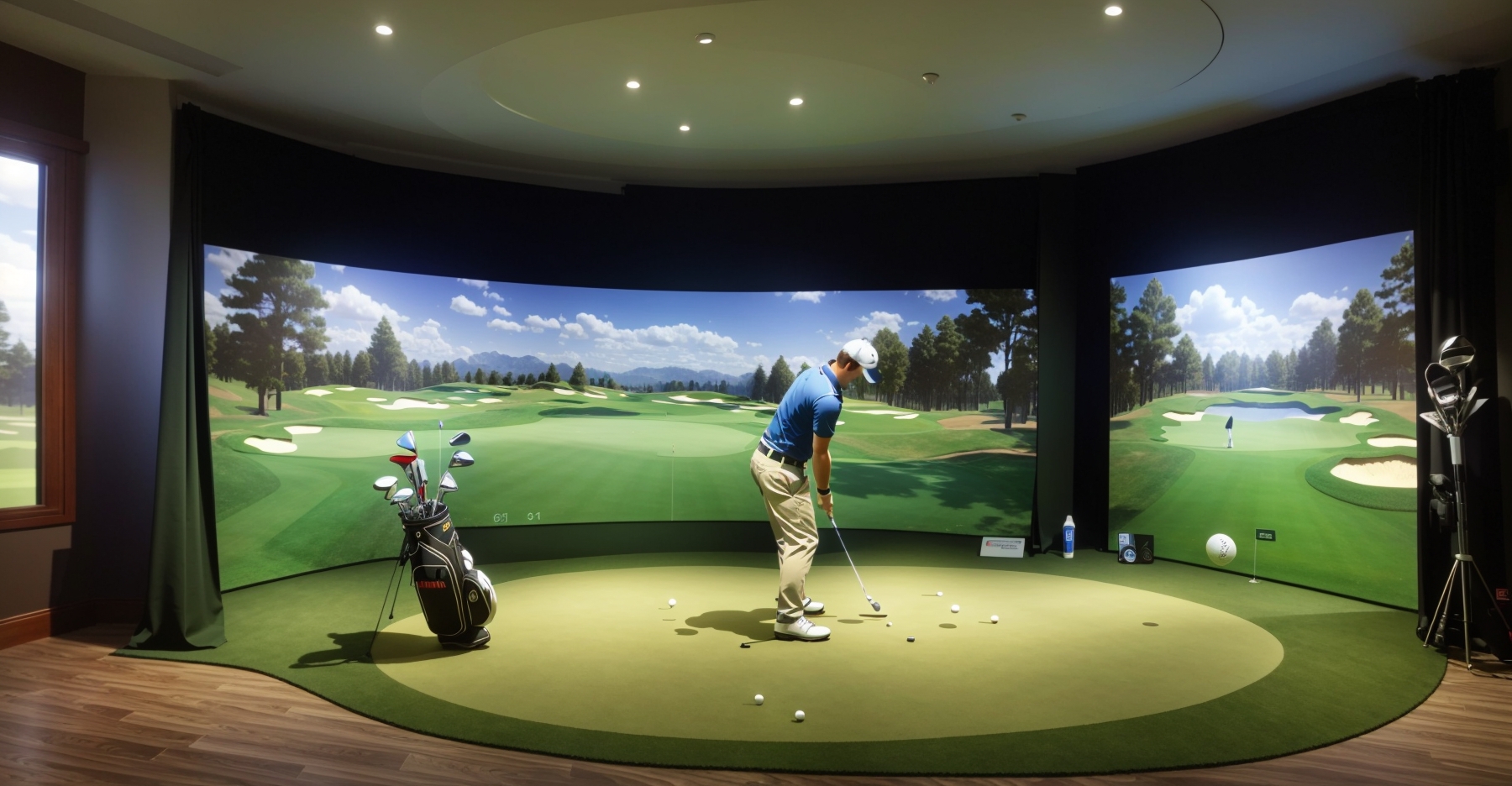 How Golf Simulators Work For Realistic Play?